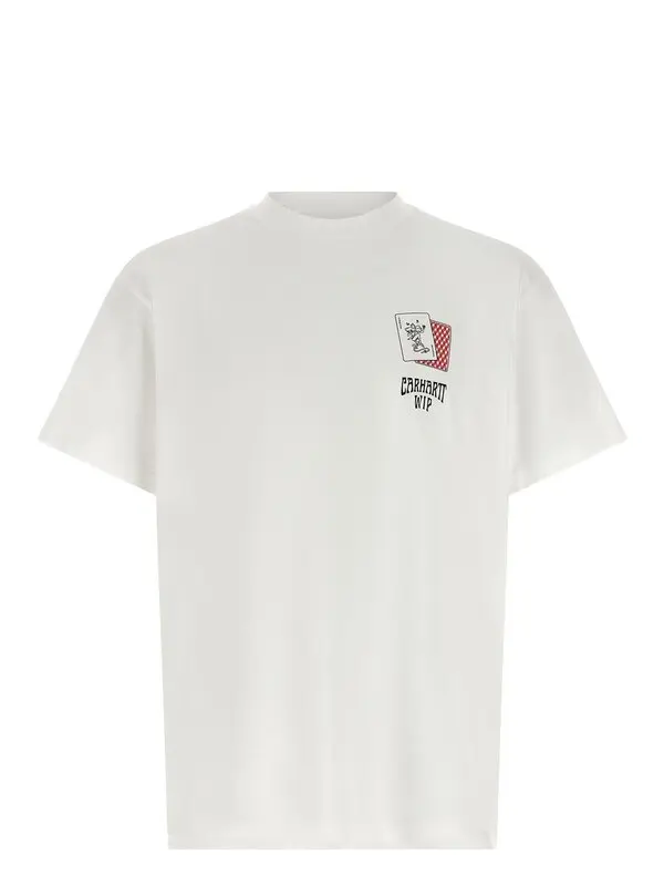 Carhartt Work In Progress Playing Cards' T-shirt - White