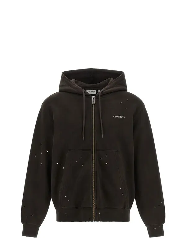 Carhartt Work In Progress Painter Cotton Hoodie - Brown
