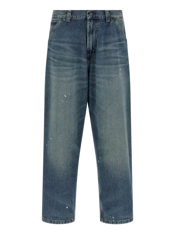 Carhartt Work In Progress Og Single Knee Denim Pants - Blue
