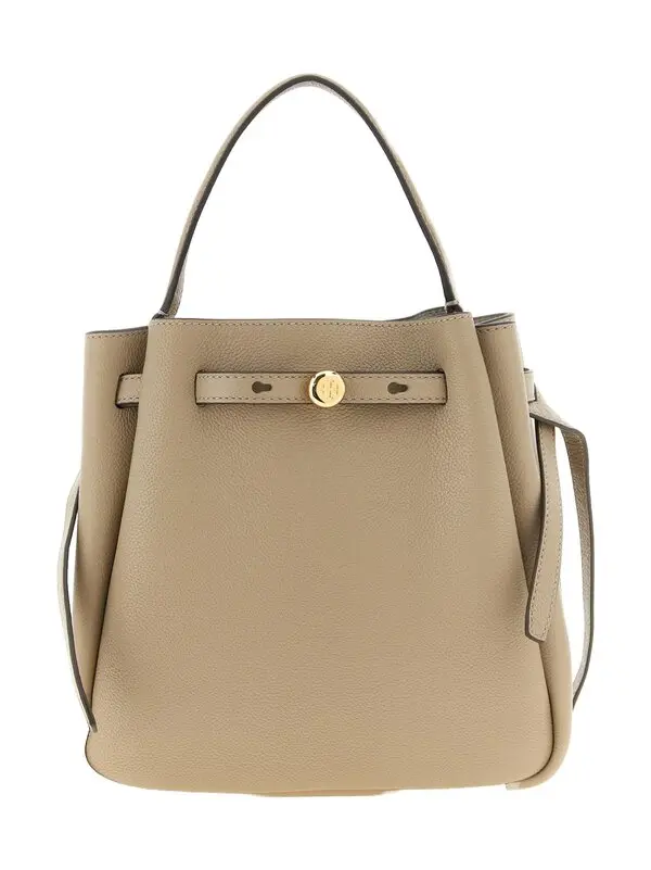 Tory Burch Romy Bucket Bag - Beige