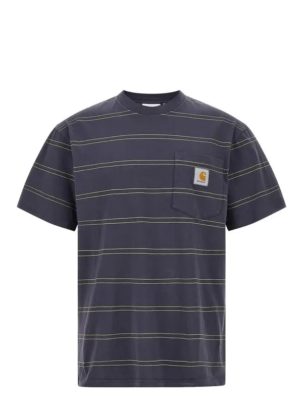 Carhartt Work In Progress Bert Pocket' T-shirt - Purple