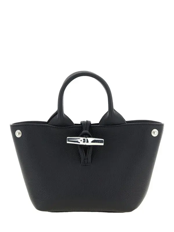 Longchamp Le Roseau Handbag - Black