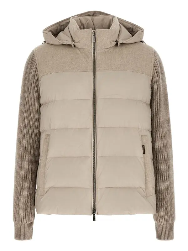 MOORER Allori Down Jacket - Beige
