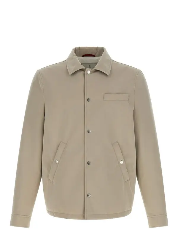 Brunello Cucinelli Technical Nylon Jacket - Gray