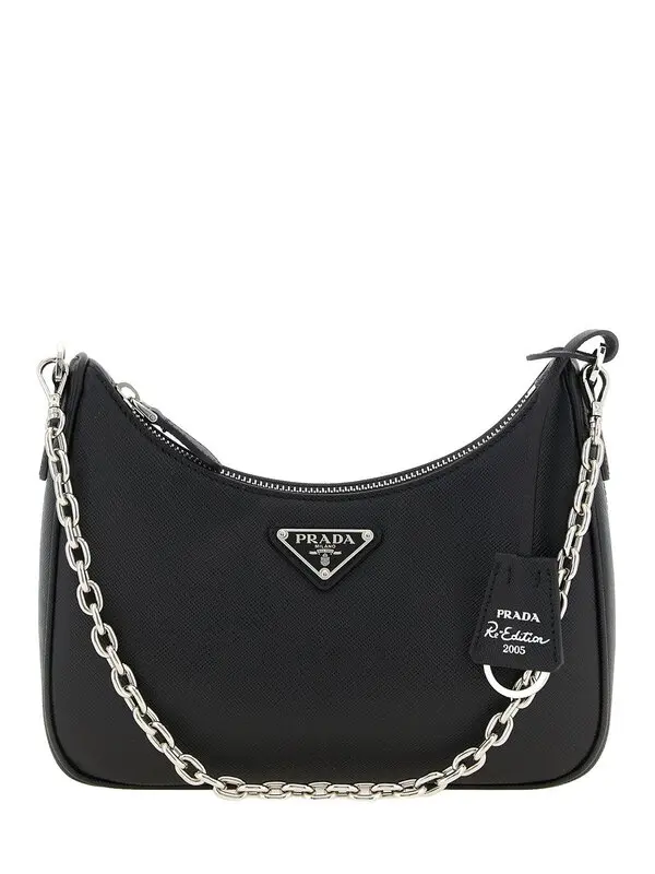 Prada Re-edition 2005 Crossbody Bag - Black