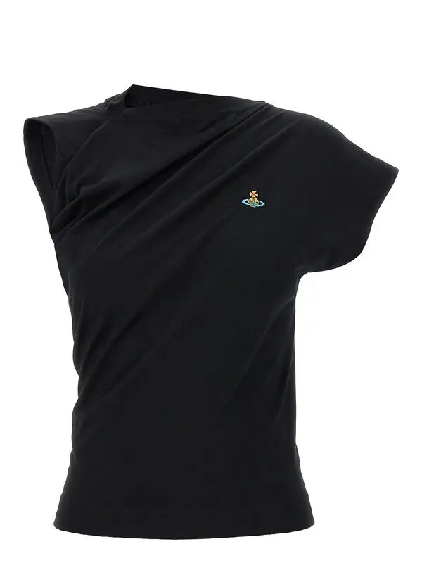 VIVIENNE WESTWOOD Hebo Cotton Top - Black