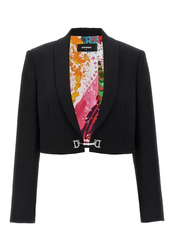 Dsquared2 Jewel Short Jacket - Black