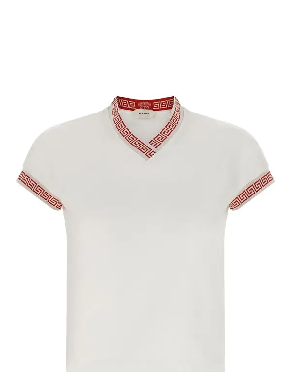 Versace Greca And Medusa T-shirt - Red