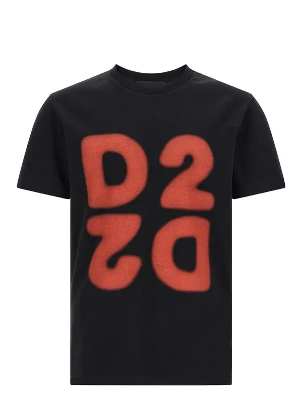 Dsquared2 Printed T-shirt - Black