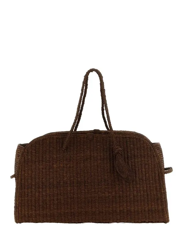 Jacquemus Le Grand Turismo Raphia Shopping Bag - Brown