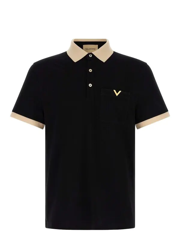 Valentino Garavani Polo Shirt - White/black