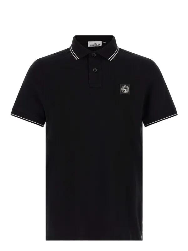 Stone Island 2200010' Polo Shirt - Black