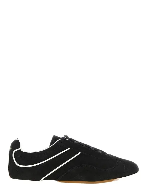 TOM FORD Aston Suede Sneakers - White/black