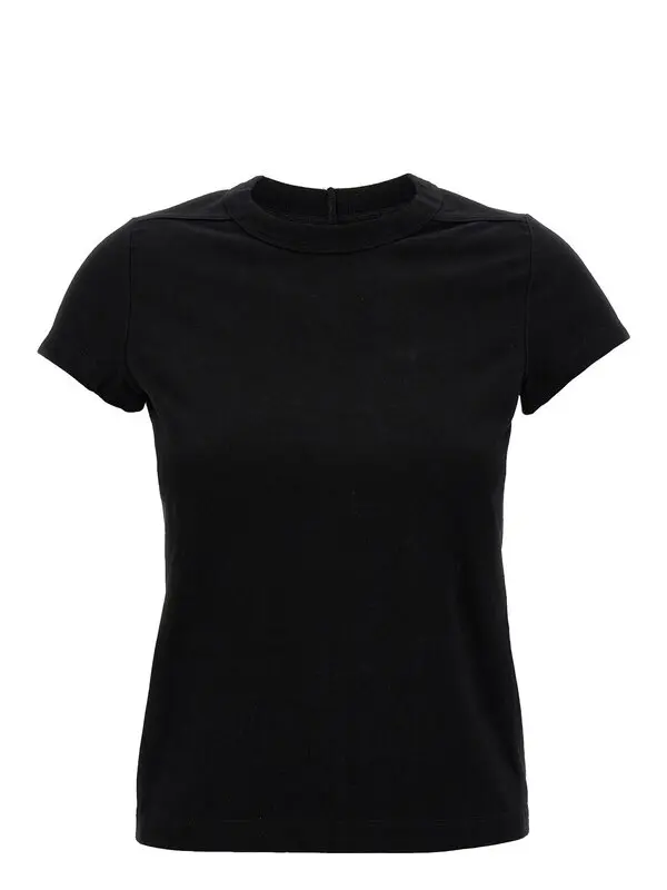 Rick Owens Cropped Level T-shirt - Black