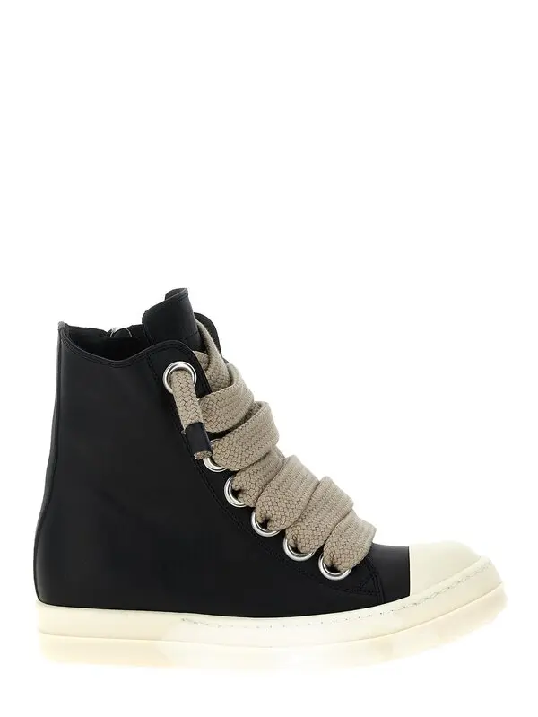 Rick Owens Jumbolace Sneakers - White/black