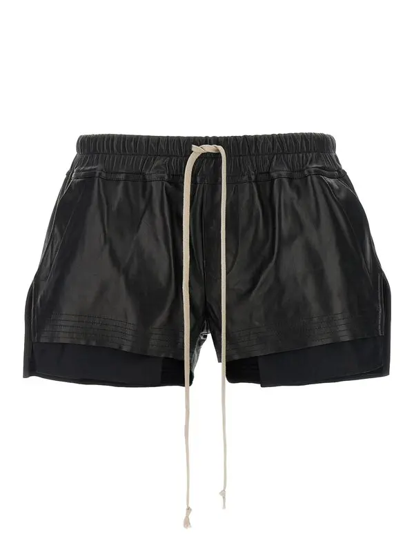 Rick Owens Fog Boxers Shorts - Black