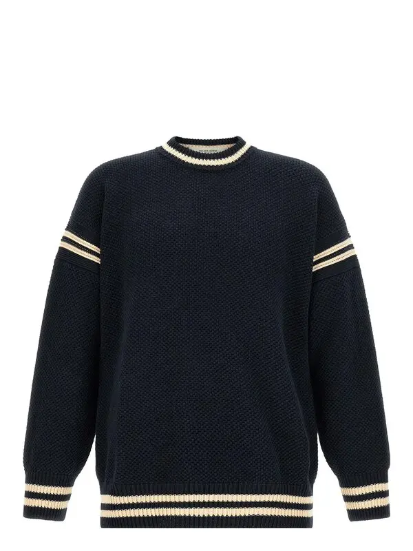 GOLDEN GOOSE Reynard Cotton Sweater - Blue