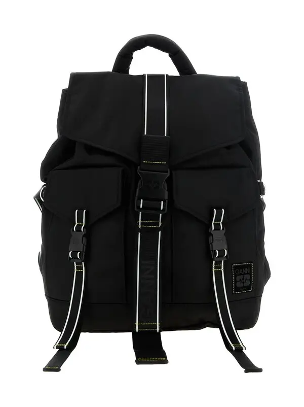 GANNI Re-tech Backpack - Black