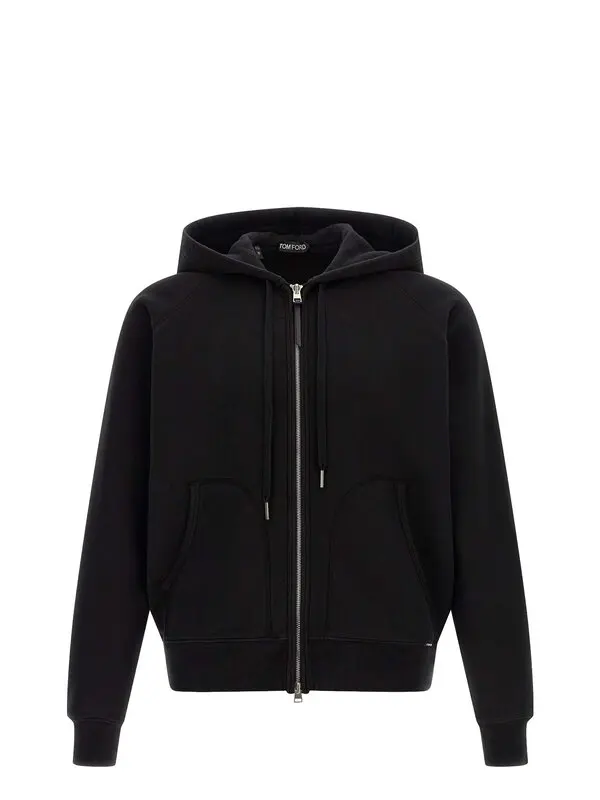 TOM FORD Cotton Hoodie - Black