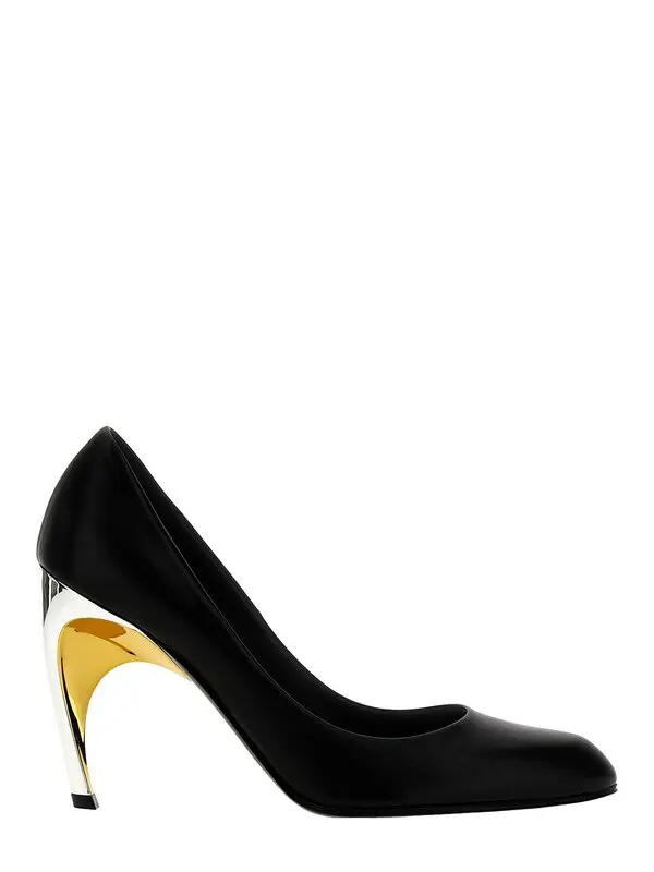 Alexander McQueen Armadillo Leather Pumps - Black
