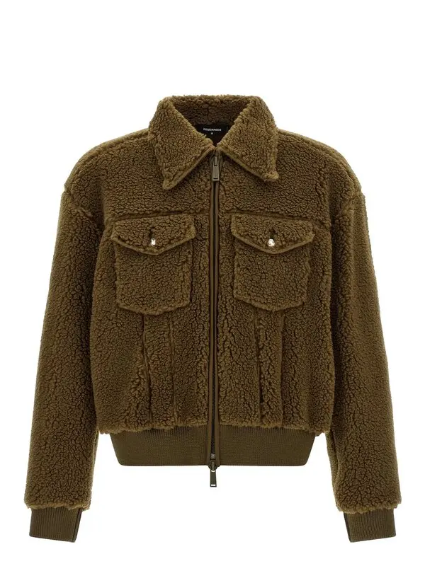 Dsquared2 Teddy Jacket - Brown
