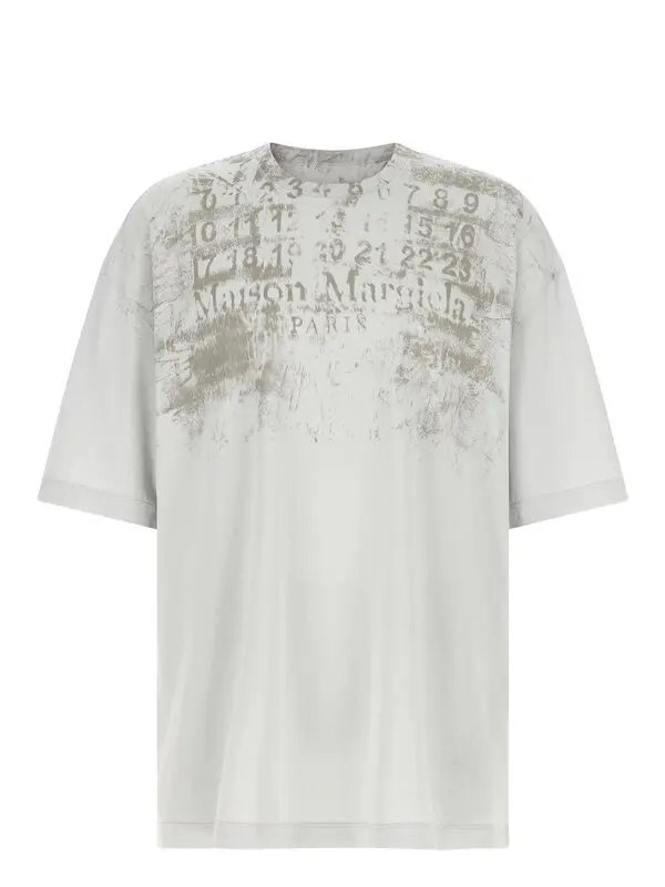 MAISON MARGIELA Numeric' T-shirt - Gray