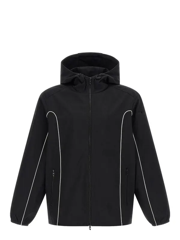 DIESEL® J-hives-wrd Hooded Technical Jacket - Black
