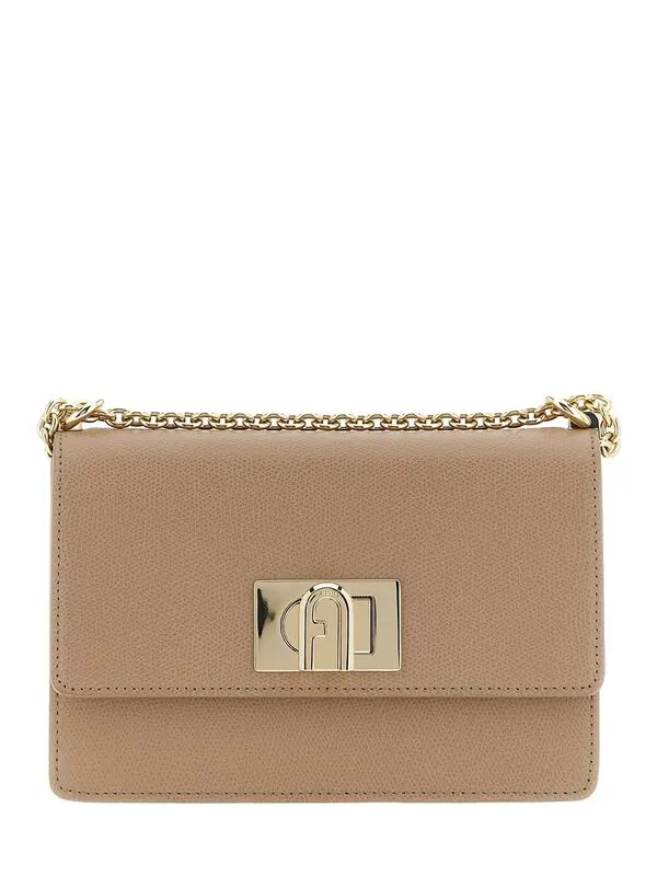 Furla 1927 Mini Crossbody Bag - Beige