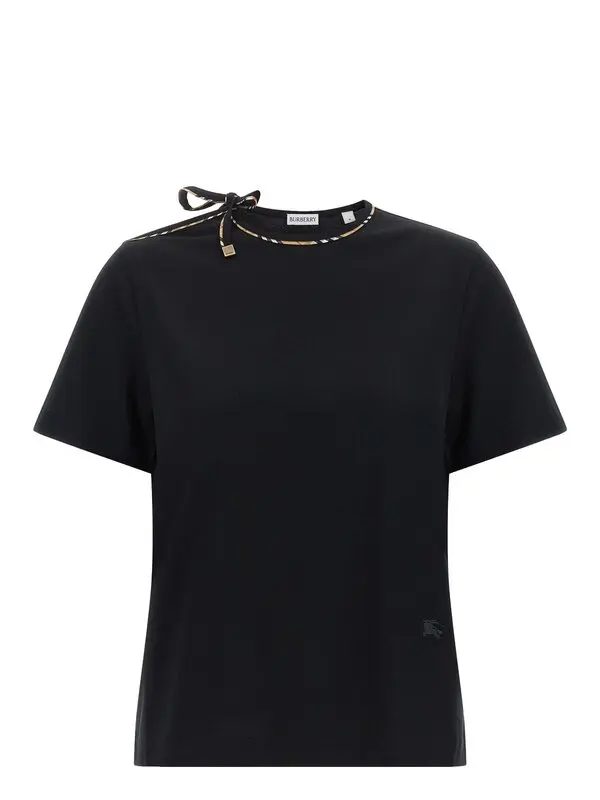 Burberry Frankie Bow T-shirt - Black