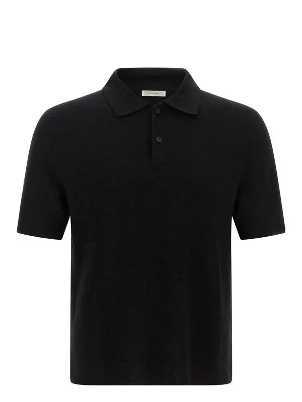 THE ROW Ravi' Polo Shirt - Black
