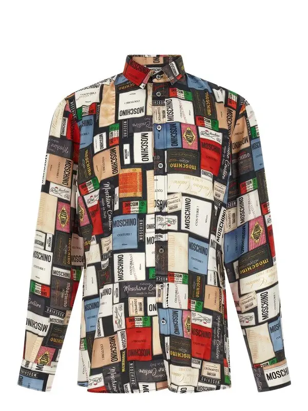 Moschino Labels' Shirt - Multi