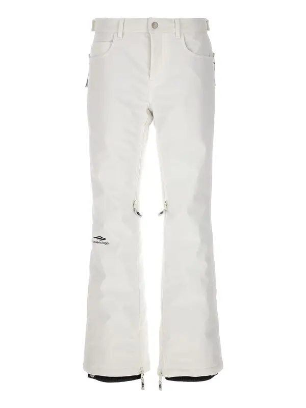 Balenciaga 5-pocket Ski 3b Sports Icon Trousers - White