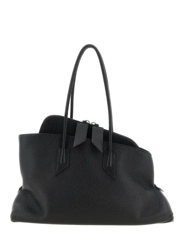 Attico La Passeggiata Medium Shoulder Bag - Black