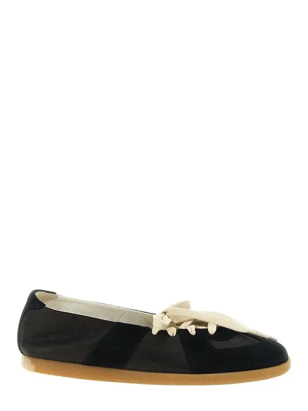 MAISON MARGIELA Replica Leather Ballet Flats - Black