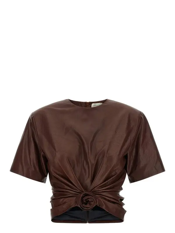 Magda Butrym 15' T-shirt - Brown