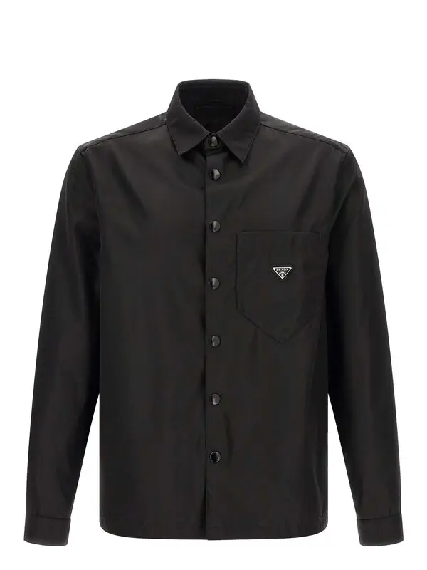 Prada Re-nylon Shirt - Black