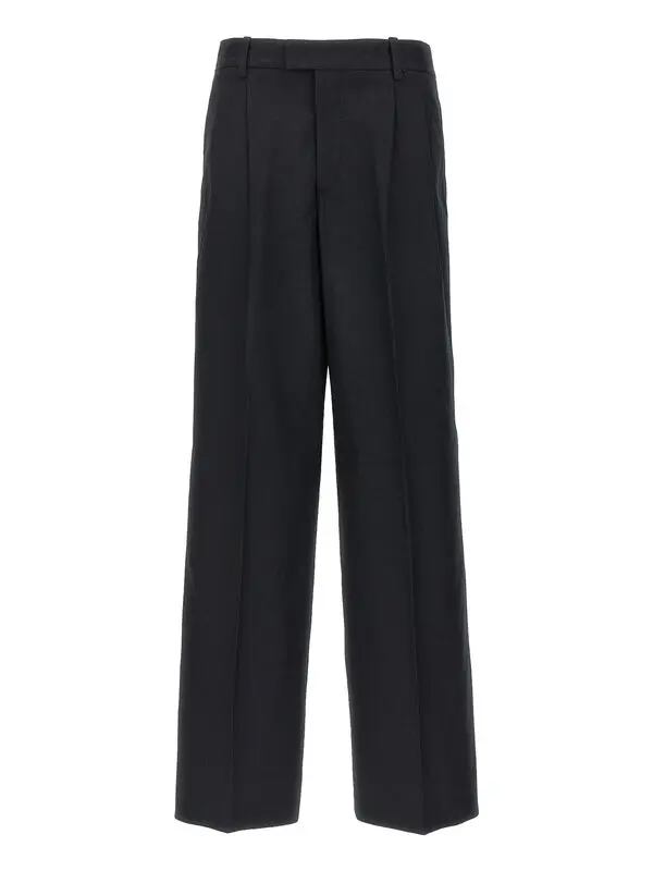 ARMARIUM Giorgia Cotton Linen Blend Palazzo Pants - Black