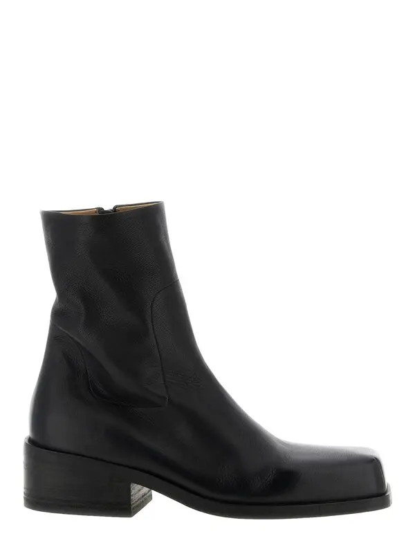 Marsèll Cassello Leather Boots - Black