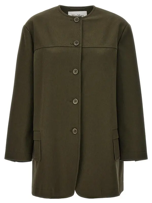 Max Mara Recital Midi Jacket - Green