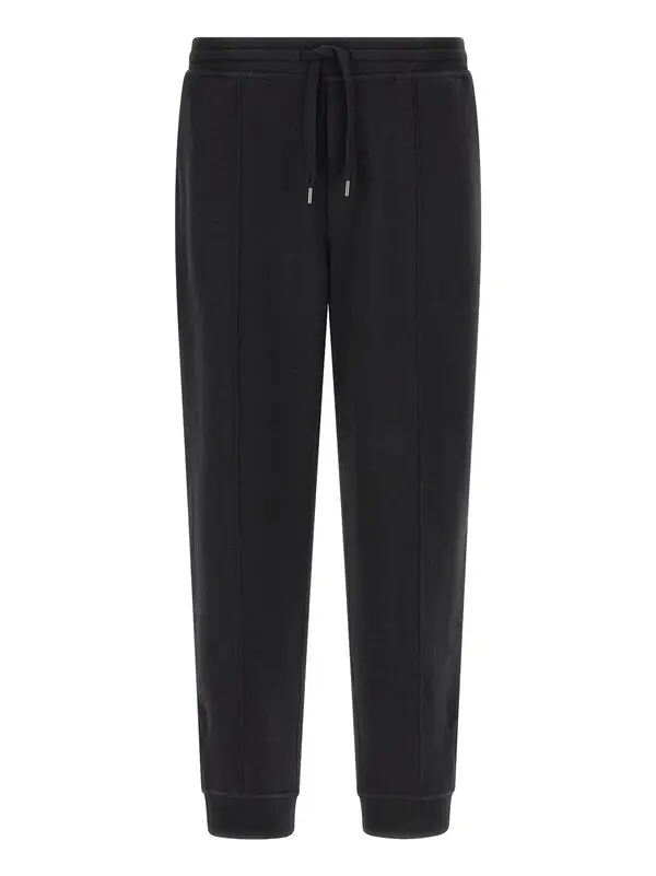 Brunello Cucinelli Cotton, Cashmere And Silk Joggers - Black
