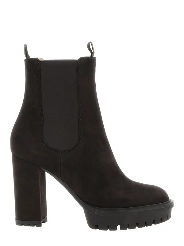 GIANVITO ROSSI Barry Ankle Boots - Brown