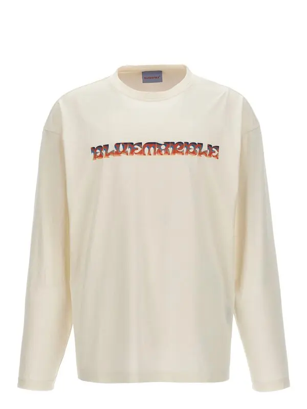 BLUEMARBLE Trippy Leaves' T-shirt - White