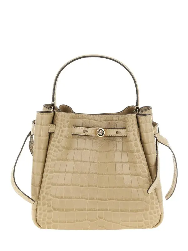 Tory Burch Romy Small Bucket Bag - Beige