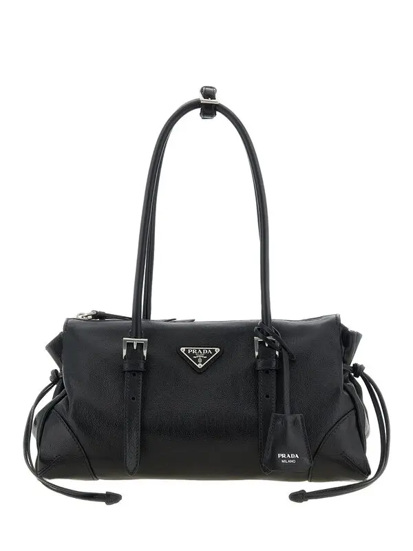 Prada Bonnie Shopping Bag - Black
