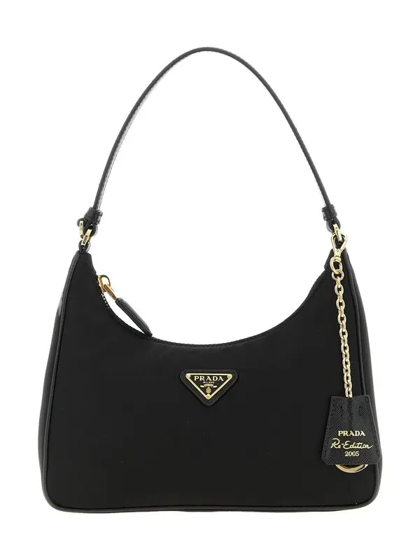 Prada Re-edition 2005 Mini Shoulder Bag - Black