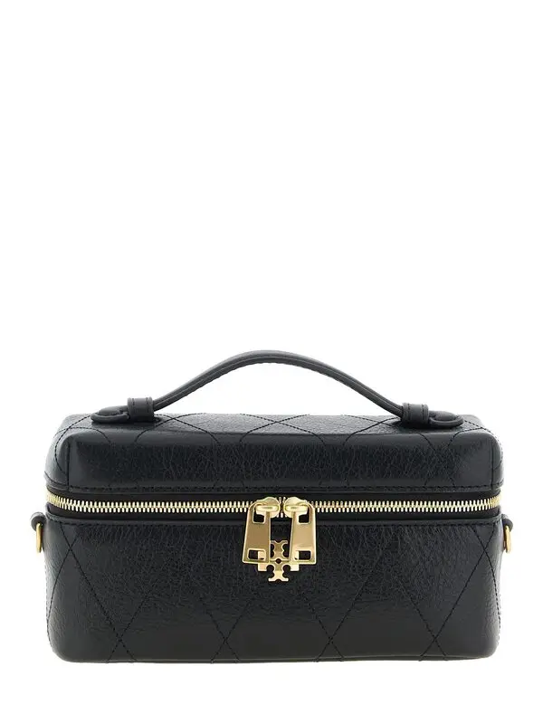 Tory Burch Charlie Vanity Case Crossbody Bag - Black
