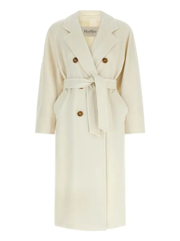 Max Mara Madame 101801 Icon Coat - White