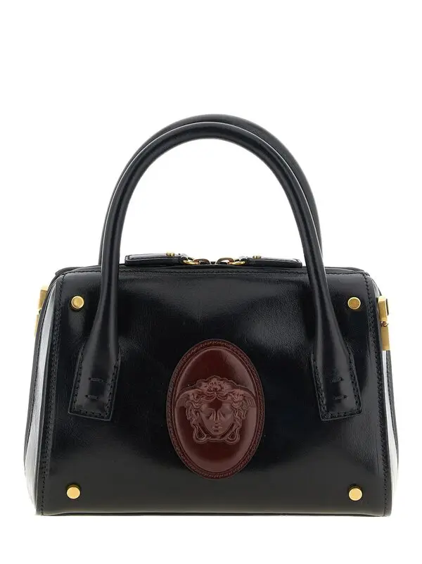 Versace Roomy Small Handbag - Black