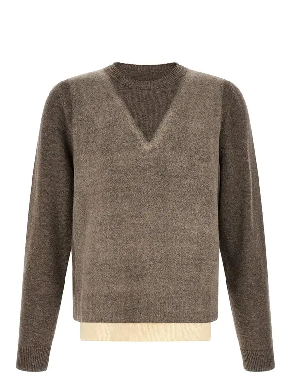 MAISON MARGIELA Memory Of Wool Sweater - Brown