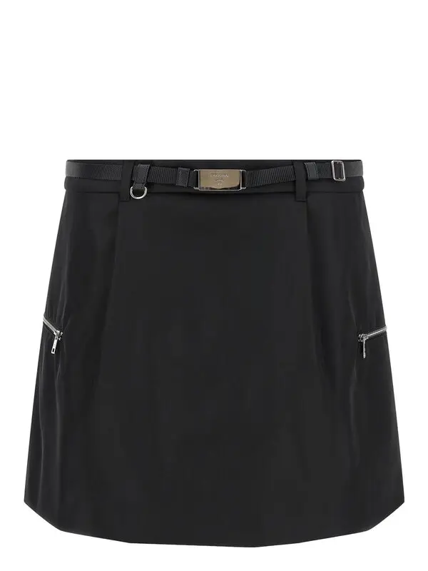 Prada Re-nylon Skirt - Black
